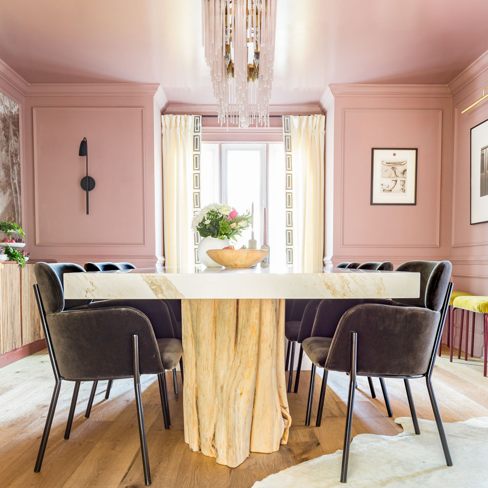 A Custom Quartz Dining Room Table Comes to Life