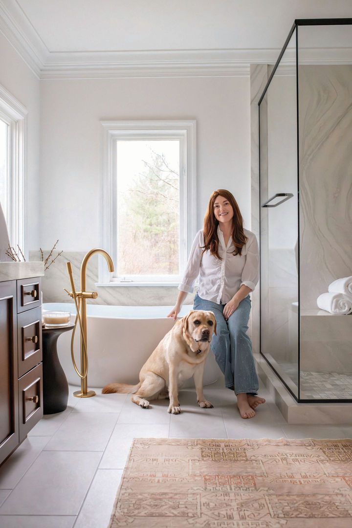 Material Serenity: O’Hara Interiors CEO Renovates Her Personal En Suite