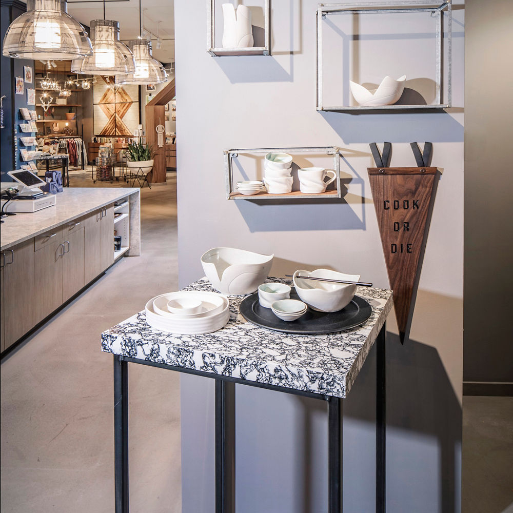 Our Best Elevated Retail Designs and Quartz Countertop Displays